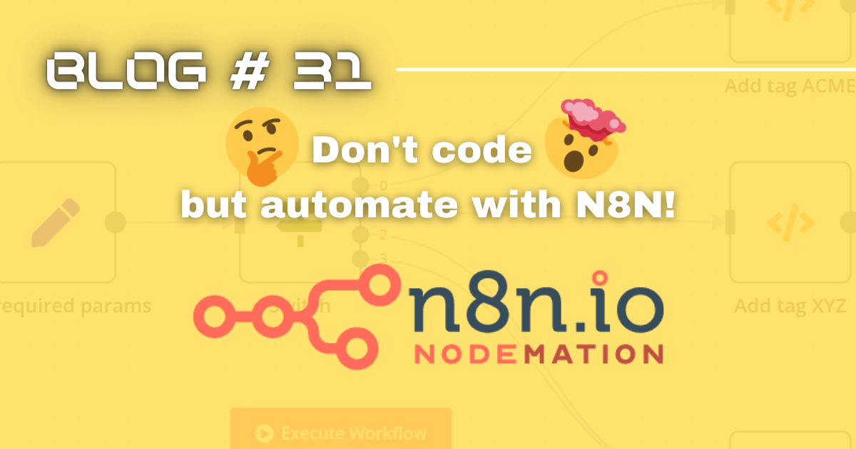 Don't code but automate with N8N | An honest place where you can learn things about programming